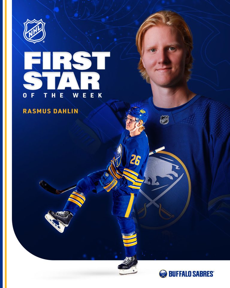 NHL Stars of the Week – Dahlin Dazzles for Top Honors – The Xperience ...